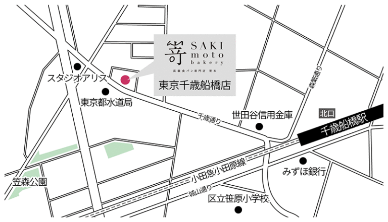 chitose-funabashi-map | 嵜本ベーカリー Sakimoto Bakery